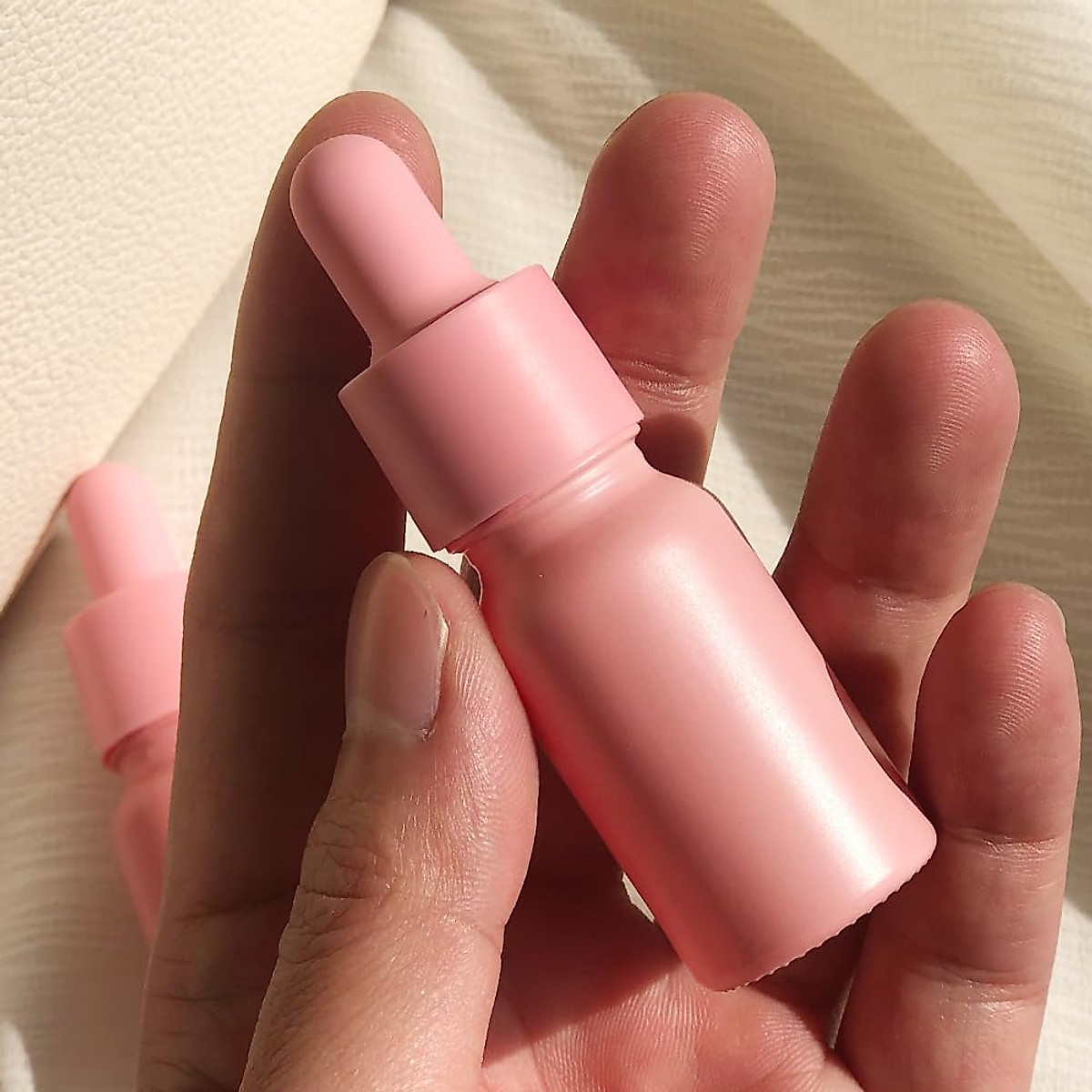 seafulee 10ml Black Coated Glass Bottle with Glass Eye Dropper, 1/3 oz Capacity,UV Safe Bottles for Essential Oils and Aromatherapy Travel Bottle Container(Pack of 12)