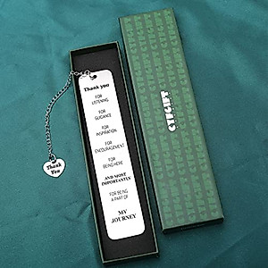 Thank You Gifts for Women Coworkers Bookmark Teacher Appreciation Gifts Bulk Christmas Gifts for Boss Leader Supervisor Manager Office Going Away Mentor Leaving Retirement Leadership Gifts for Men