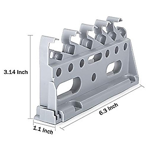 Newkiton 2Pcs/Set Tool Rack Wall Mount Organizer Tool Trays Storage Hanger Holder for Home Garage Garden