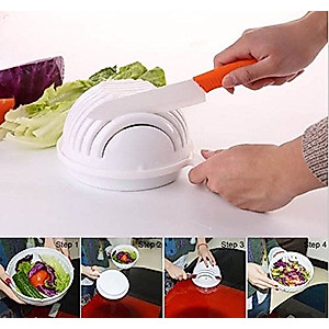 Bowl Maker | Easy Fruit Vegetable Cutter Bowl Fast Salad Slicer