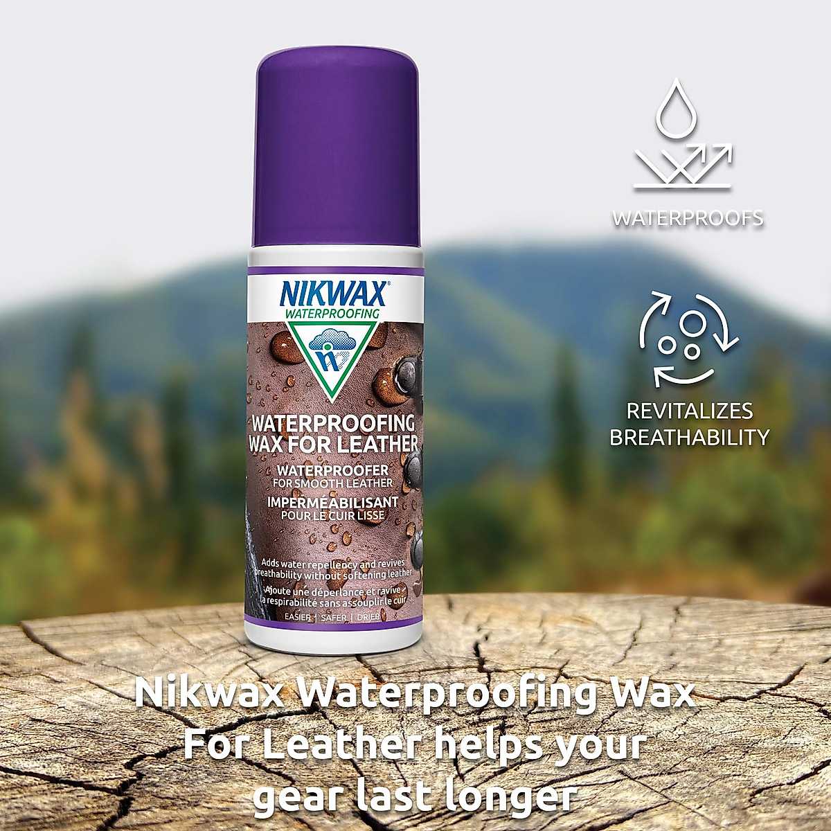 Nikwax Waterproofing Wax - Liquid - Neutral, 4.2 fl. oz.