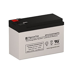 Ultracell UL7.5-12 Replacement Battery - 12 Volt 7AH T1 Terminal by SigmasTek