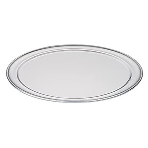 Norjac Wide-Rim Pizza Pan, 14 Inch, 2 Pack, Restaurant-Grade, 100% Solid Aluminum, Baking Pan, Oven-Safe, Rust-Free.