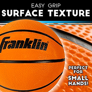 Franklin Sports 3 Mini Basketballs with Pump - 5 Inch Sized Perfect for Kids Ages 6+