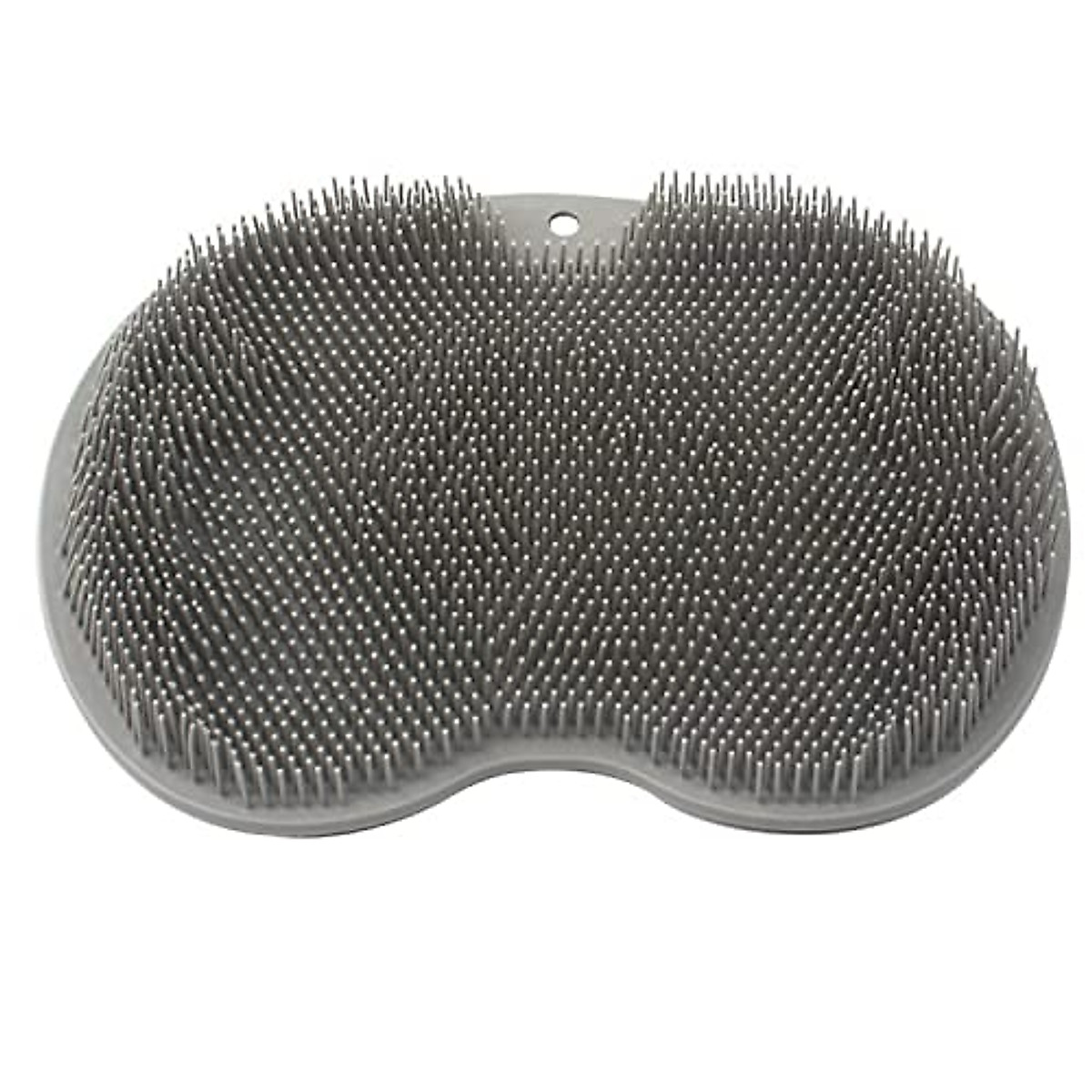 YVPSI Shower Foot & Back Scrubber, Wall Mounted Massage Pad, Silicone Bath Massage Cushion Brush with Suction Cups for Body Scrubber Improve Foot Circulation & Soothes Tired Feet Blue (Grey)