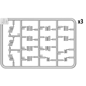 MiniArt Sprue Brothers 1:35 Bookshelves, MIA35654