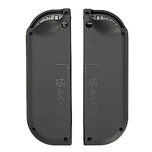 Replacement Hard Housing Shell Skin Case Cover Inner Frame for Switch NS JoyCon Controller (Gray-Black)