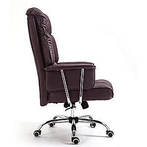 LUKEO Office Chair Computer Chair Soft and Furniture European Seat for Cafe Home Chair for Gift (Color : E)