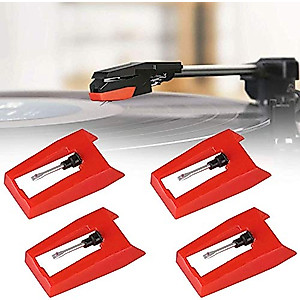 Pack of 6 Standard Record Player Needles Replacement for Turntables with Victrola Crosley Jensen ION Pyle and More.