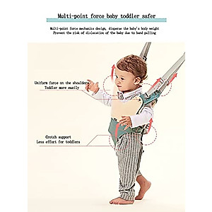 Baby Walking Harness,Hand-held Baby Walker Toddler Walking Assistant Helper Kid Safe Walking Protective Belt,Child Harnesses Learning Assistant Belt for Baby 6-36 Months Pink