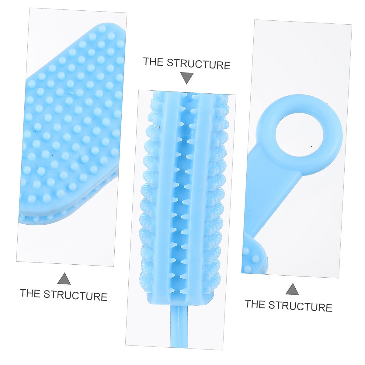 POPETPOP Pet Teething Toys Pet Toy Puppy Chew Toys Pet Dog Molar Toy Dog Toothbrush Stick Toy Dog Dental Clean Toy Teething Toys for Puppies Interactive Dog Toy Dental Stick Christmas TPR