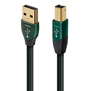 AudioQuest Forest USB A to B Cable. (0.75 M)
