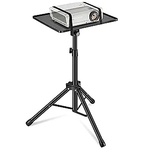 InnoGear Projector Tripod Stand, Foldable Laptop Stand, DJ Equipment Stand Folding Tripod Stand Computer Stand Height Adjustable from 21" to 54" for Office Home Stage Studio Outdoor