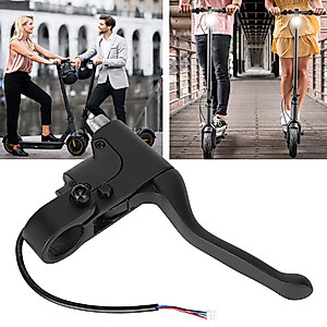Scooter Handle Brake Lever, Universal Aluminium Alloy Electric Scooter Brake Lever Spare Parts Handlebar Lever Parts Brake Assembly Lever Replacement for Ninebot MAX G30 Scooter