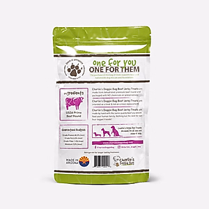 Charlie's Doggie Bag - Beef Jerky Treats, 5oz Bag