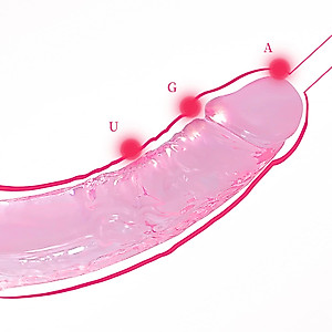 6.7 in Pink Dildo,Mini Dildo with Strong Suction Cup for Hands-Free Play,Adult Sex Toys for Beginner