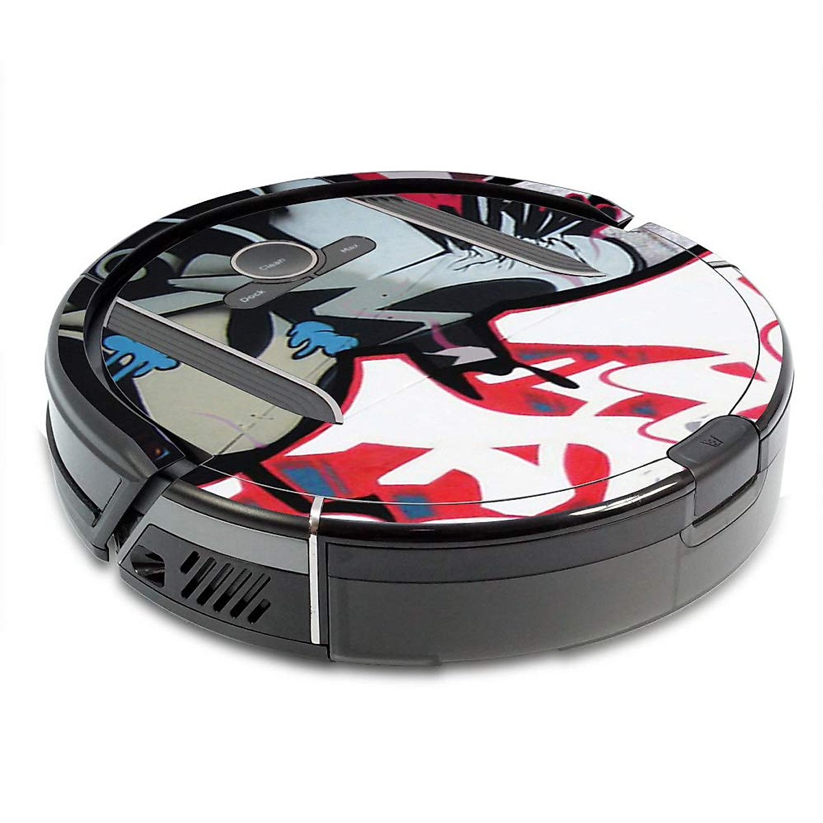 MightySkins Skin Compatible with Shark Ion Robot R85 Vacuum Minimum Coverage - Graffiti Mash Up | Protective, Durable, and Unique Vinyl Decal wrap Cover | Easy to Apply, Remove | Made in The USA