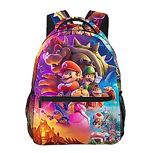 Awetmud Cartoon Game Backpack Lightweight Laptop Backpack Travel Backpacks For Boys Girls