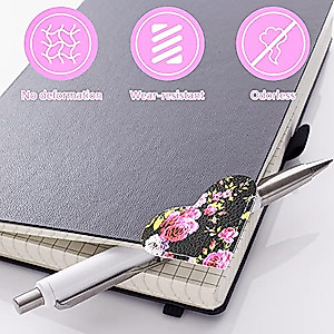 Komake 6PCS Leather Heart Bookmark, Heart Page Corner Handmade Bookmark, Leather Heart Corner Bookmarks, Personalized Cute Handmade Book Reading Gift for Women Teacher Student Kids Book Lovers