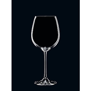 Nachtmann Vivendi Collection, Red Wine Glasses, Set of 4, Made of Crystal Glass, Clear, Long Stem, Ideal for Cabernet, Burgundy, Pinot Noir, Bordeaux, Dishwasher Safe