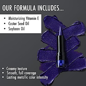 Black Radiance Metalicious Metallic Lipstick Lip Sculptor Mercury (Purple/Brown)