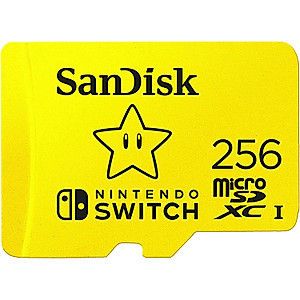SanDisk 256GB Nintendo Switch MicroSDXC UHS-I Memory Card for Nintendo Switch OLED Model (SDSQXAO-256G-GNCZN) U3, Class 10, 4K UHD Bundle with (1) Everything But Stromboli MicroSDXC & SD Card Reader