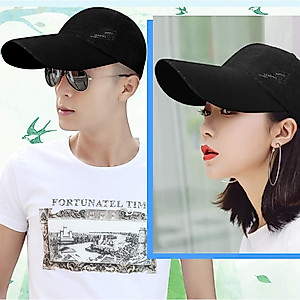 YEKEYI Outdoor Quick Dry Baseball Cap with Long Bill,UPF 50+ Sun Hats for Men and Women