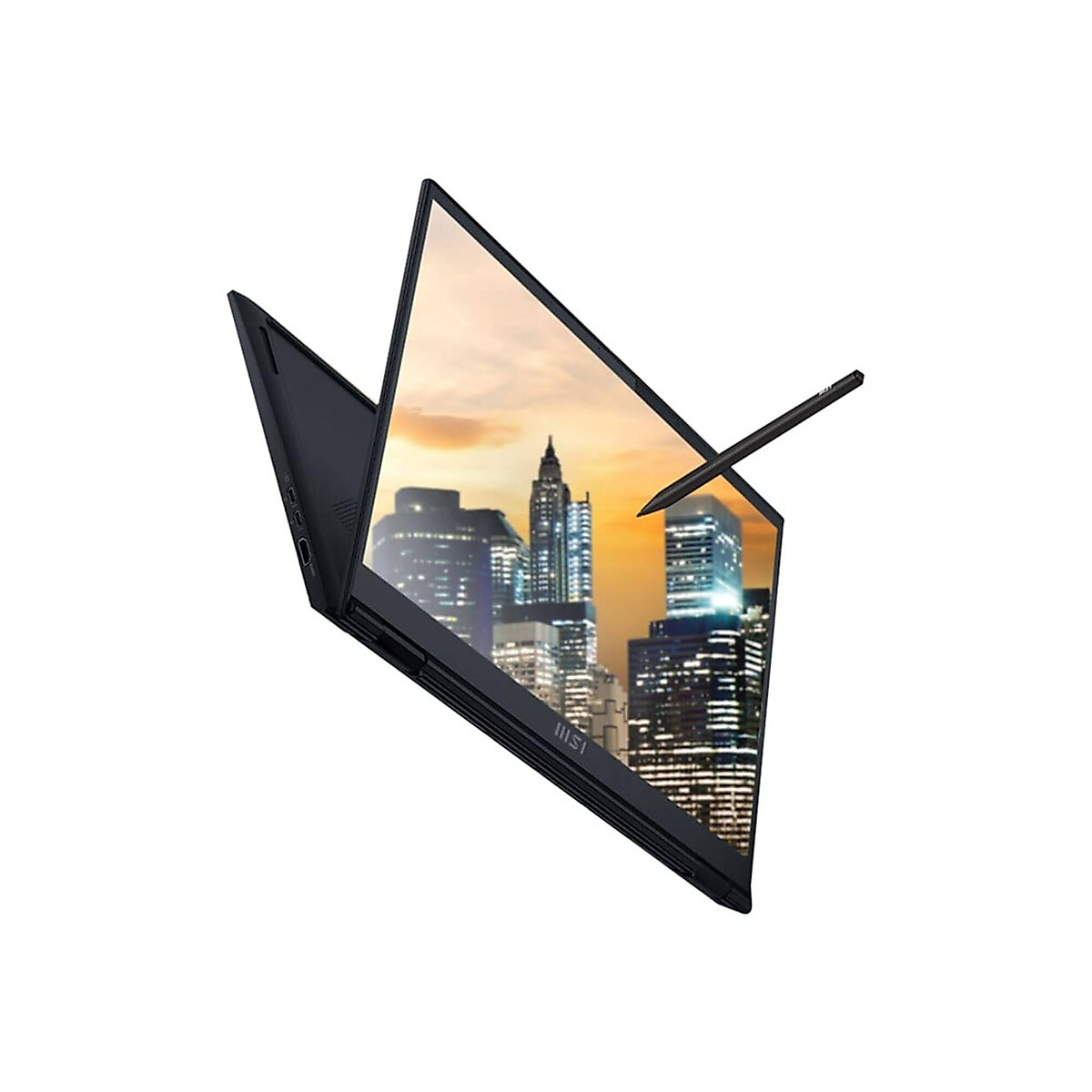MSI Summit E14 Flip EVO 14.0" QHD+ Touch Ultra Thin 2-in-1 Business Laptop: Intel Core i7-1260P IRIS Xe 32GB LPDDR5 1TB NVMe SSD, 360° Flip, Thunderbolt 4, MSI Pen, Win 11 Pro: Ink Black A12MT-015