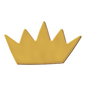 Foose Crown Cookie Cutter 3.5 Inch –Tin Plated Steel Cookie Cutters – Crown Cookie Mold