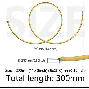 PurYupearl DC3V 2200K 300mm Flexible Filament LED Filament Edison Bulb LED Bead Diodes Light Accessories,Warm Light,Light Bulbs，LED Bulb (Green)