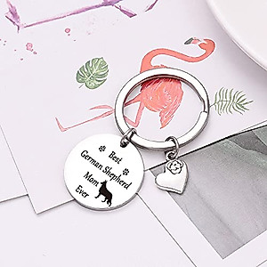 TzrNhm Blossom German Shepherd Jewelry German Shepherd lover Gift German shepherd owner German Shepherd Mom Gift German Shepherd Mom Jewelry Dog Mom Jewelry German Shepherd Mom Keychain