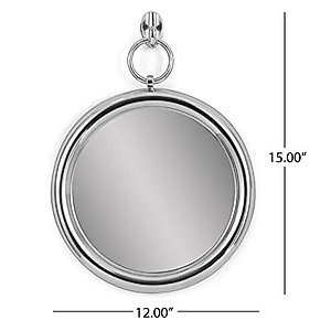 Christopher Knight Home Rumley Mirror, Silver