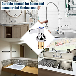 DNShorix 02713-40 Cold Side Handle Stem Assembly Replacement Parts Fit for T&S Brass All Faucets