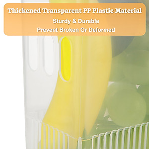 LDHHYH 6 Pack 12 x 12 Scrapbook Paper Storage with Wheels & Handles, Plastic Paper Storage Organizer, Paper Organizer Storage Bins for Holding 12" x 12" Paper Files Fruit Snack Cardstocks