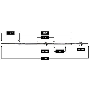 Signature Fitness Cast Iron Standard Weight Plates Including 5FT Standard Barbell with Star Locks, 95-Pound Set (85 Pounds Plates + 10 Pounds Barbell), Multiple Packages, Bar Only, Chrome