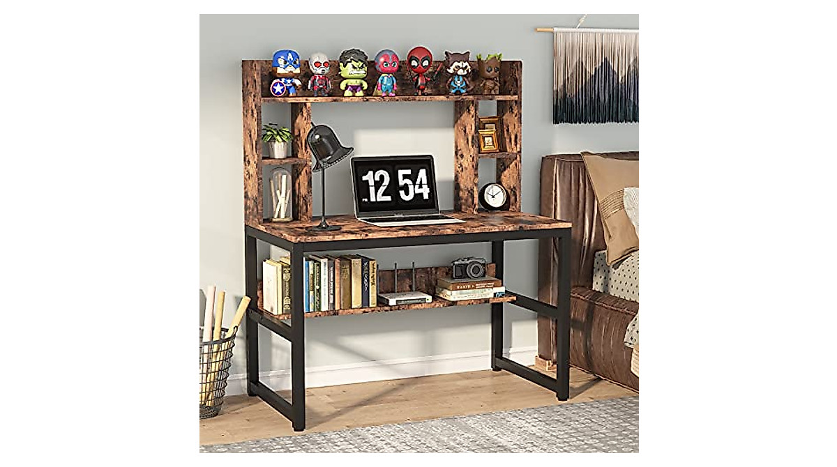 TRIBESIGNS WAY TO ORIGIN Computer Desk with Hutch