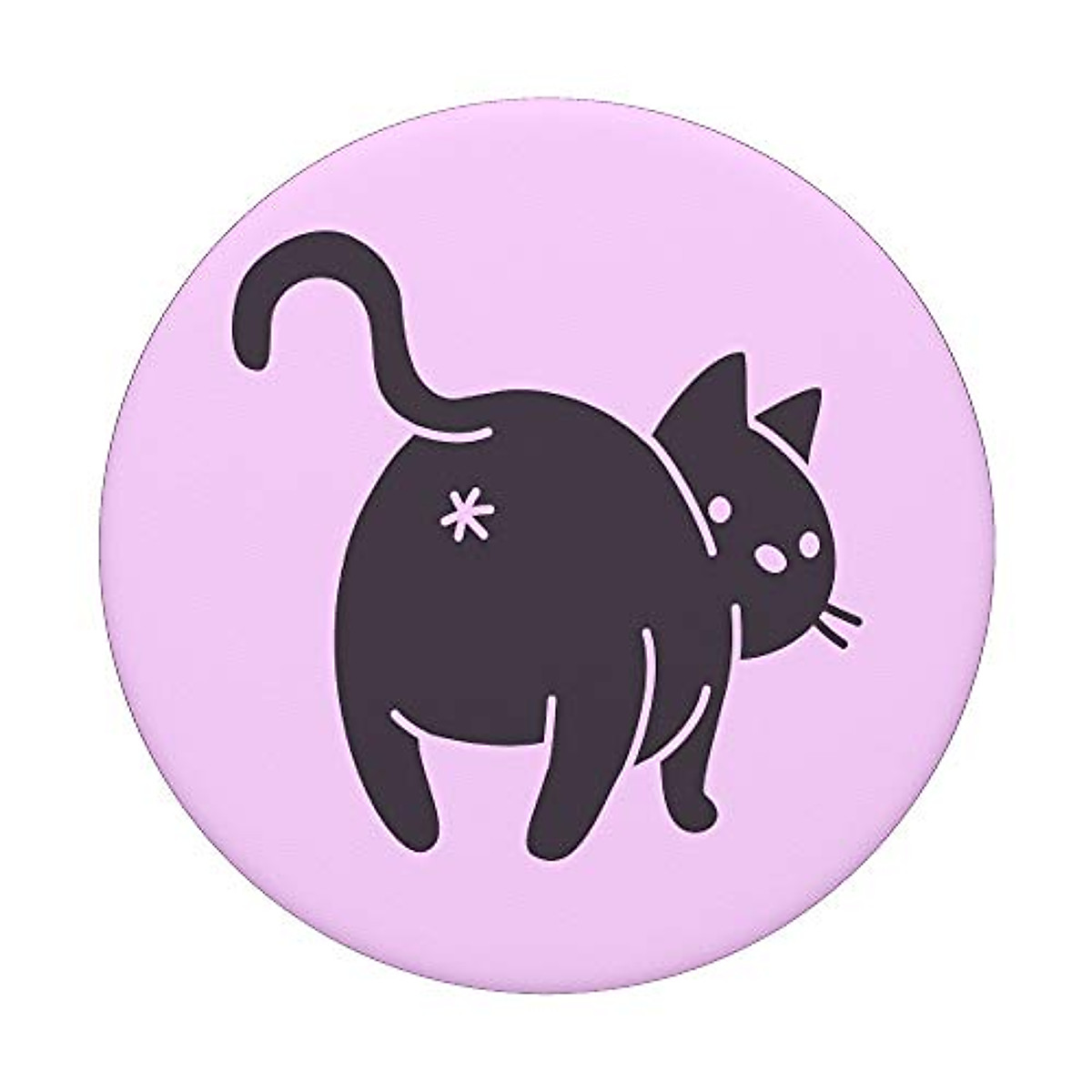 Cute Cat Owner & Pink Kitten Lover PopSockets PopGrip: Swappable Grip for Phones & Tablets