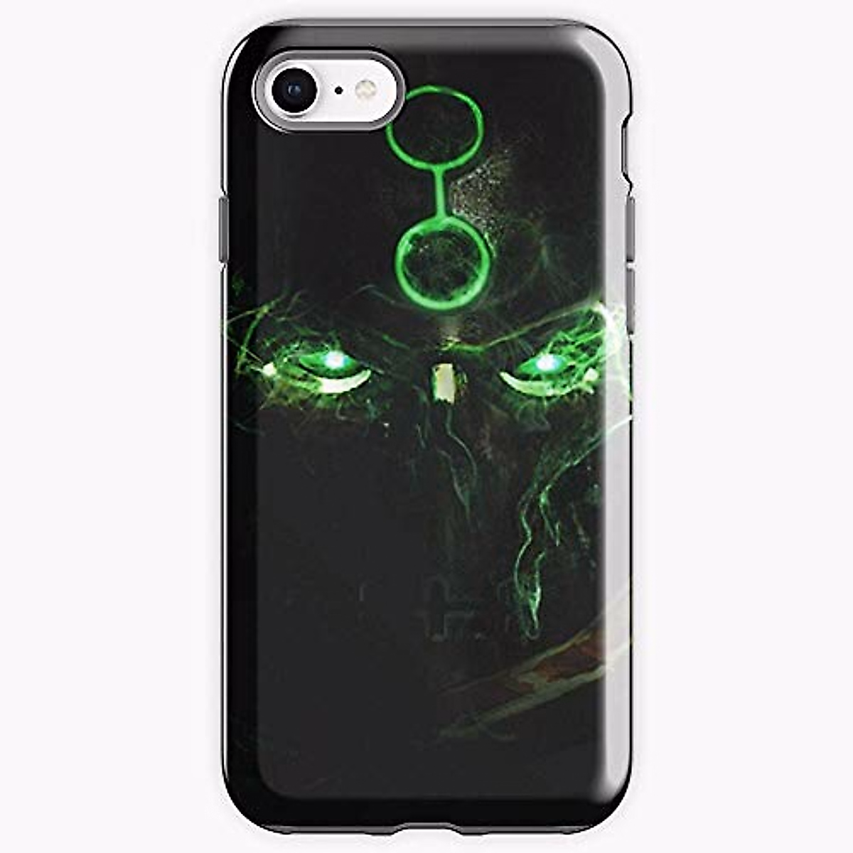 Phone Case Black Glass Transparent Cover Compatible with iPhone 13 Marines 12/13 Pro Max Necron 11 Warhammer 11 Pro 13 40K XR Space SE 2020 Necrons X Xs 7 Plus 6 6s Plus