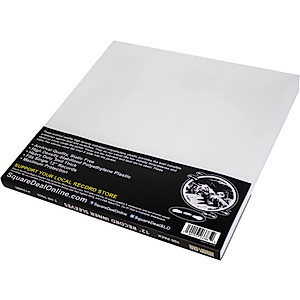 (1000) Plastic 3Mil Thick Inner Sleeves for 12" Vinyl Records - 12IH03 - Protect Against Dust!