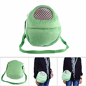 Ferret Carrier Bag,Ferret Sling Carrier Pet Carrier Bag Hamster Rat Cat Rabbit Pet Sling Carrier Backpack Hedgehog Chinchilla Ferret Slee Outdoor Traveling Bag Handbags Backpack(Green)