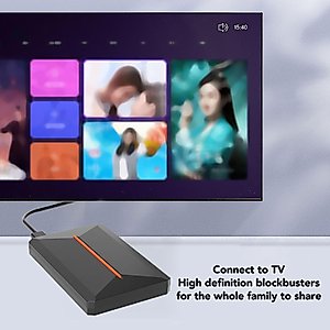 2.5inchExternal Hard Drive Enclosure, 5Gbps Transfer Speed, Plug and Play, Supports up to 2TB, for Windows, for Lunix for OS X