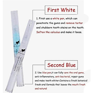 Natural Plant Substance - Pet Teeth Repairing Kit Pet Dog/Cat Teeth Cleaning Pen for Dental Care,Pet Teeth Whitening Pen Tool Pet Dog/Cat Beauty (Pet Teeth Repairing Kit)