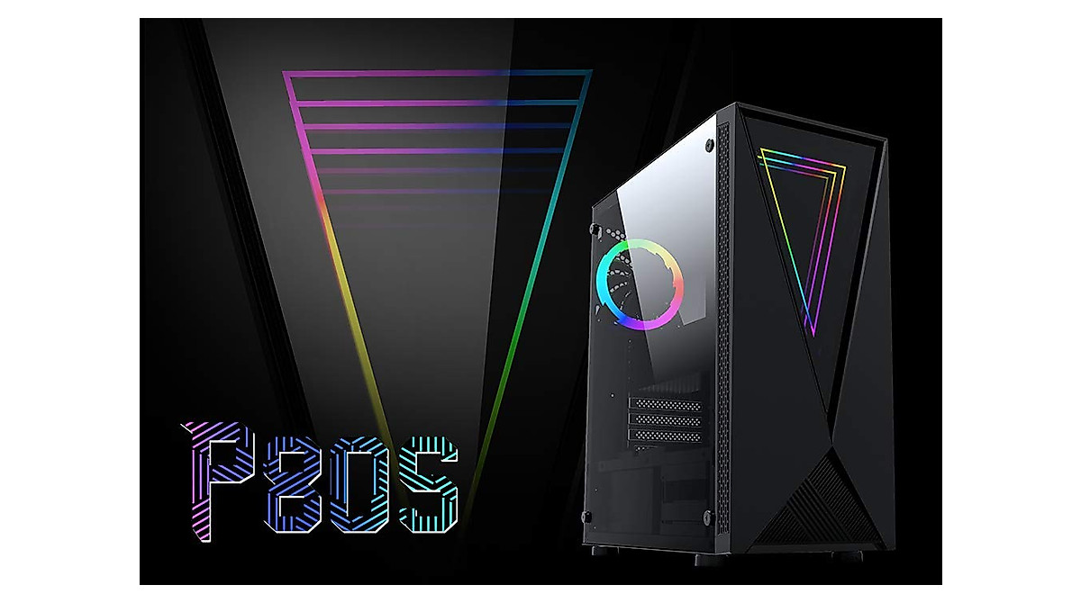 Raidmax ATX Gaming PC Case - Stylish Mid Tower with ARGB