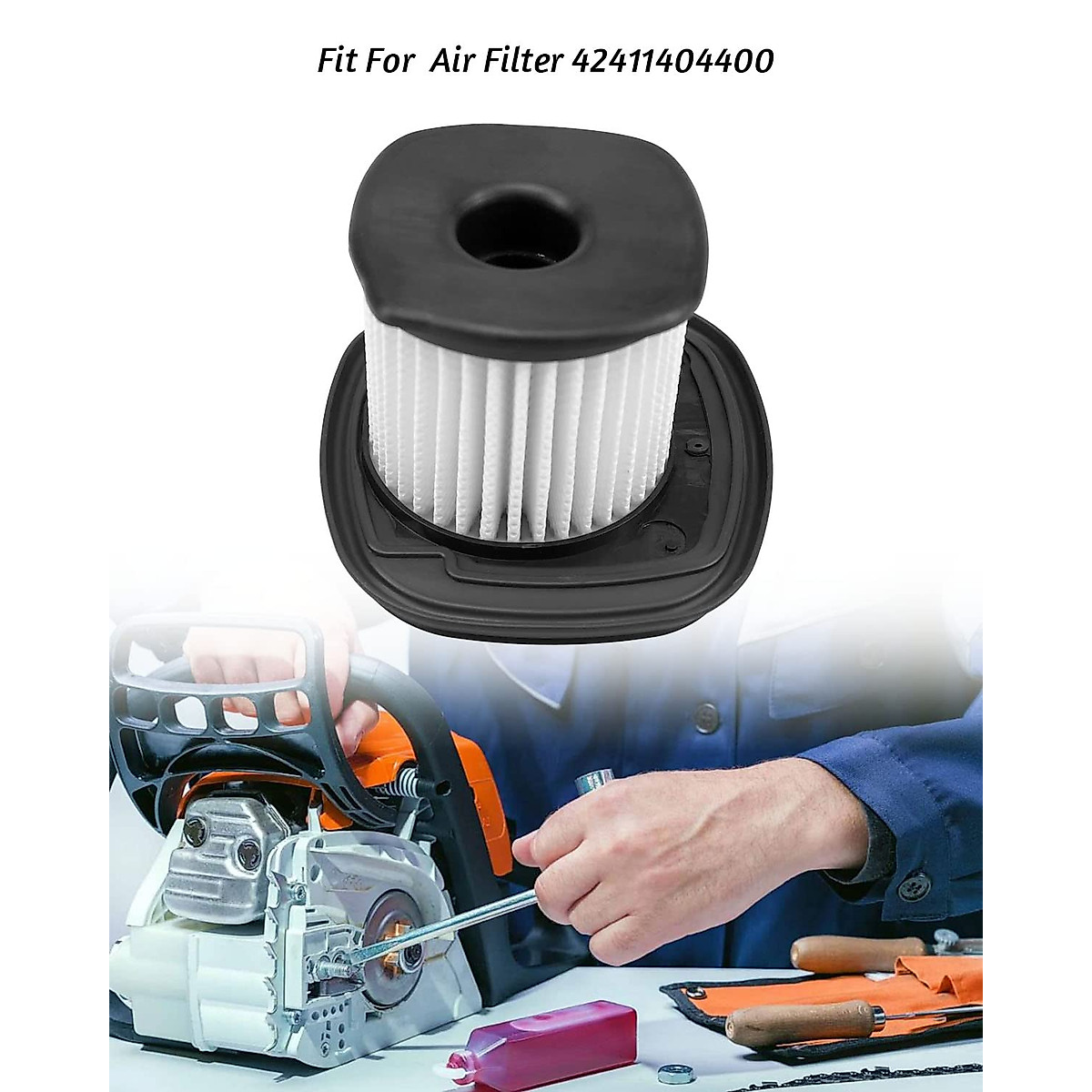 EMIHO Filter Fits for STIHL BG56 BG66 BG86 BG86C Blower Replace 42411404400 42411404403 Heavy Duty Lawn Mower Parts Kits