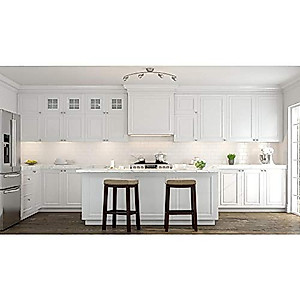 Hampton Bay Kelso 3 ft. 4-Light Satin Nickel LED Fixed Rail with 300/Lumen Heads 108701