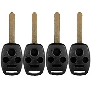 ROADFAR 4PCS Key Fob 2008-2012 Fit for Honda Accord 2.4L 2007-2013 Fit for Honda CR-V 2.4L KR55WK49308,N5F-S0084A,N5F-A05TAA