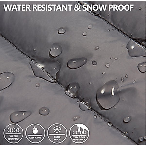 Little Donkey Andy Women's Down Pants Lightweight Insulated Puffy Sweat Pants High Waist Warm Puffer Quilted Trousers for Women Snow Winter Outdoor Camping Running Golf Jogging Hiking, Grey, X-Large