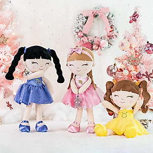 Arteeksdoll Baby Girl Gifts Plush Dolls Constellations Zodiac Doll Birthday Gift 17 inches Sagittari