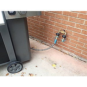 M.B. Sturgis Inc. 1/2" Ball Valve Quick Disconnect (Natural or LP Gas)~ Made in USA ~