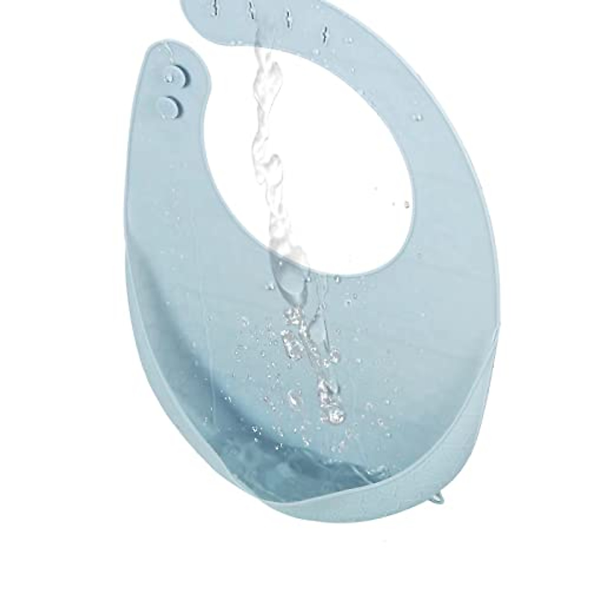 PandaEar 3 Pack Super Light Silicone Baby Bibs for Boys Girls| Waterproof Baby Bibs with Pocket Food Catcher, Soft Adjustable Silicone Feeding Bibs